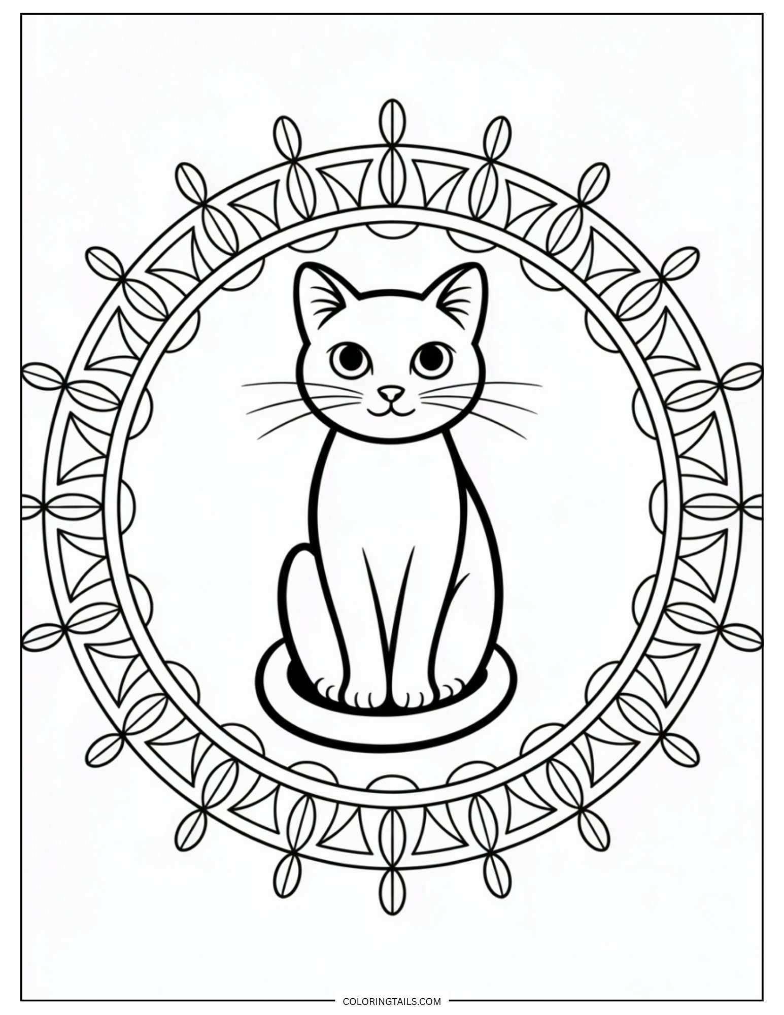 Cat Coloring Pages (55 Free PDF Printables) for All Ages – Coloring Tails