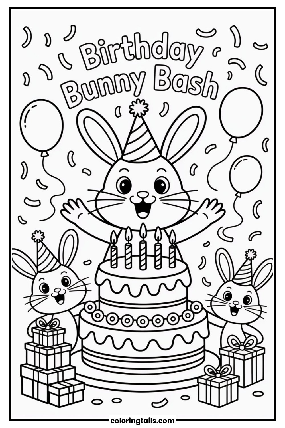 65 Bunny Colouring Pages (Free PDF Printables) All Ages 2025 – Coloring ...