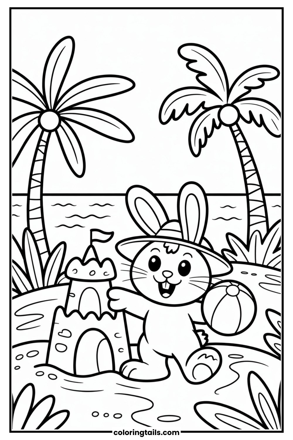 65 Bunny Colouring Pages (Free PDF Printables) All Ages 2025 – Coloring ...
